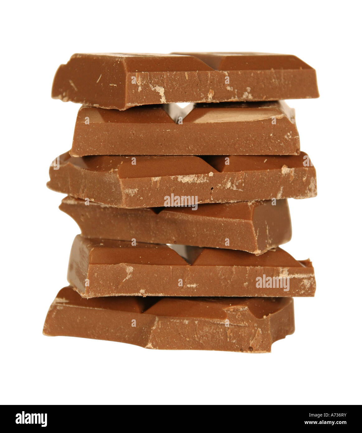 Milk chocolate bar stack Stock Photo - Alamy