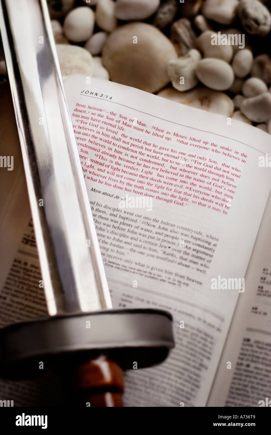 Sword religious symbol hi-res stock photography and images - Alamy