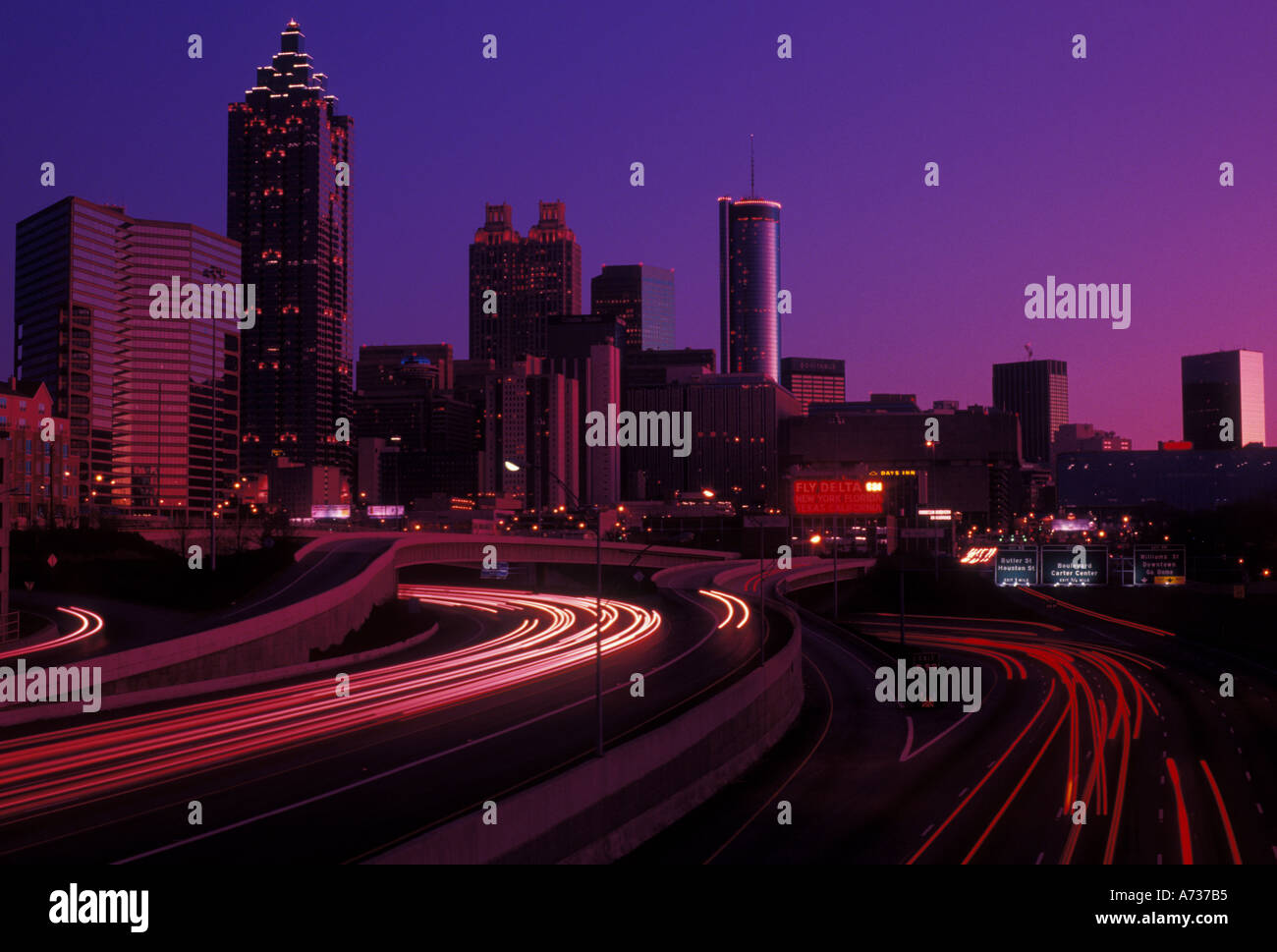 Atlanta downtown connector hi-res stock photography and images - Alamy