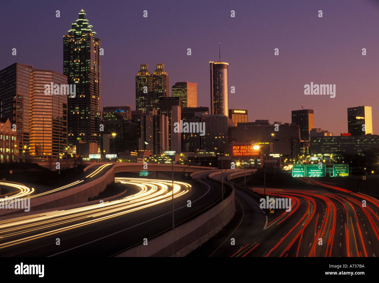 Atlanta downtown connector hi-res stock photography and images - Alamy