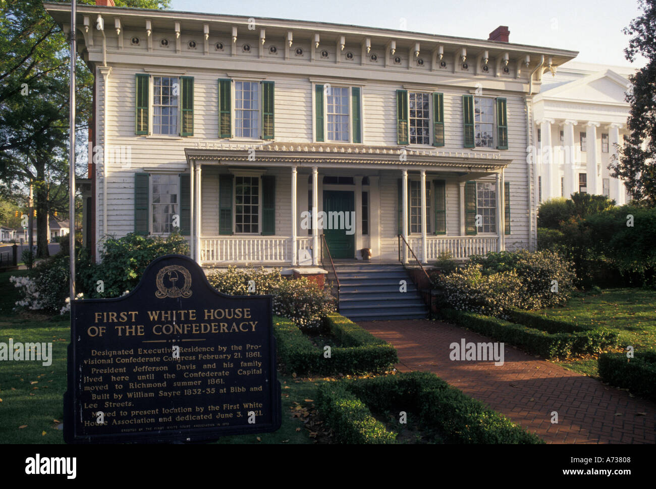 Confederacy white house alabama hi-res stock photography and images - Alamy