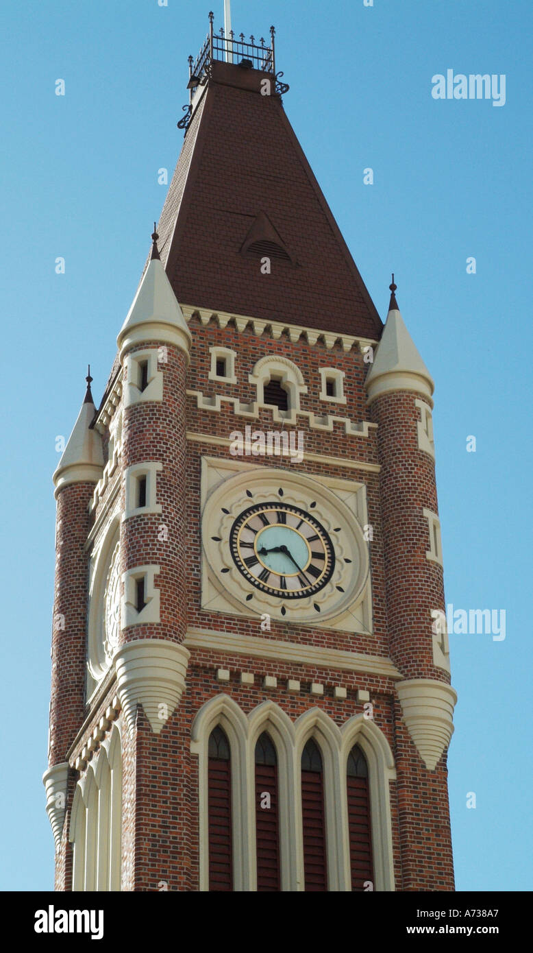 Clock tower Perth Western Australia Stock Photo - Alamy