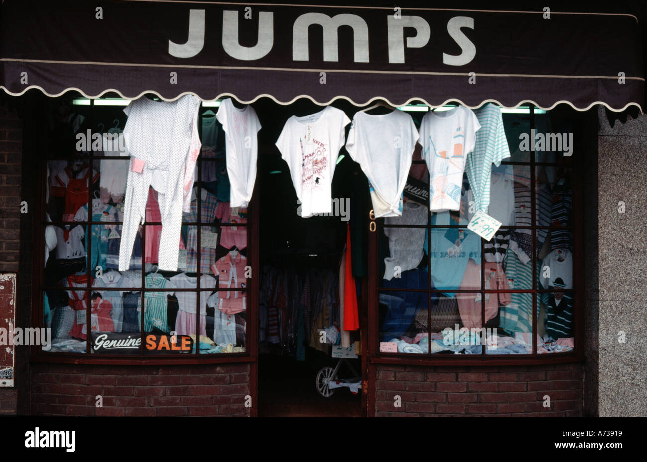 Shop front in England Stock Photo - Alamy