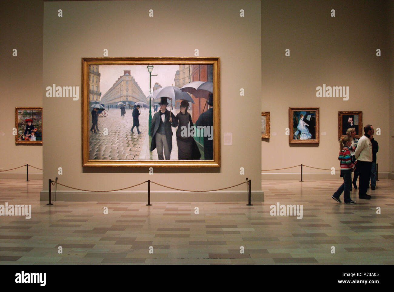 MUSEUMS Chicago Illinois Art Institute gallery impressionist Stock ...