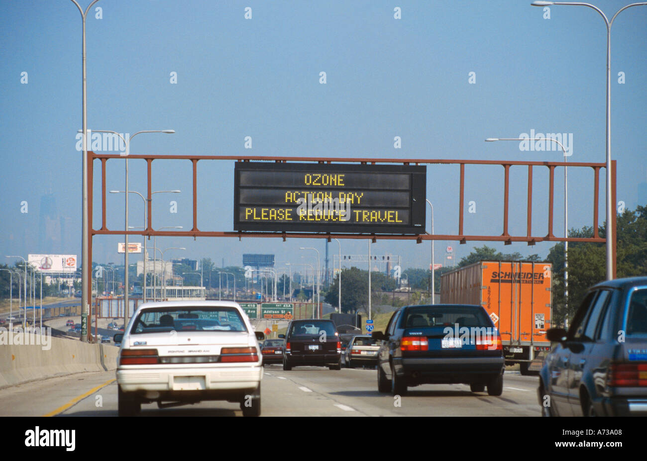 Expressway electronic signs hi-res stock photography and images - Alamy