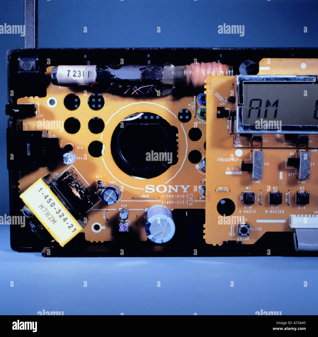 Inside a modern portable multi-band radio Stock Photo - Alamy