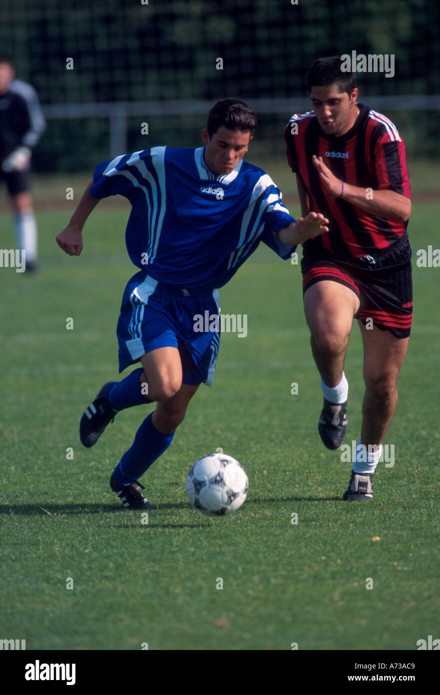 soccer young men playing soccer football young men playing European ...