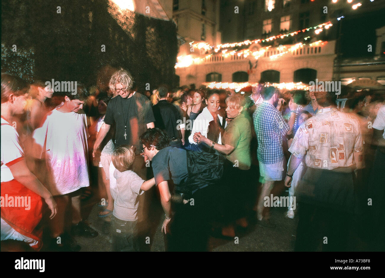 The 14th of july popular dance in paris hi-res stock photography and ...