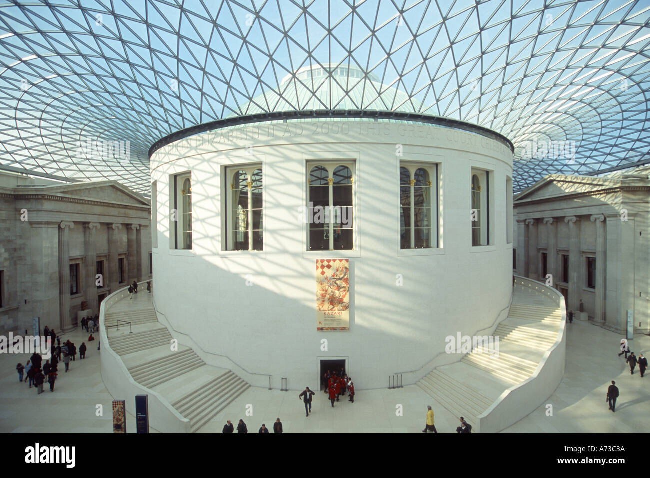 The Great Court in the British Museum in London England Great Britain ...
