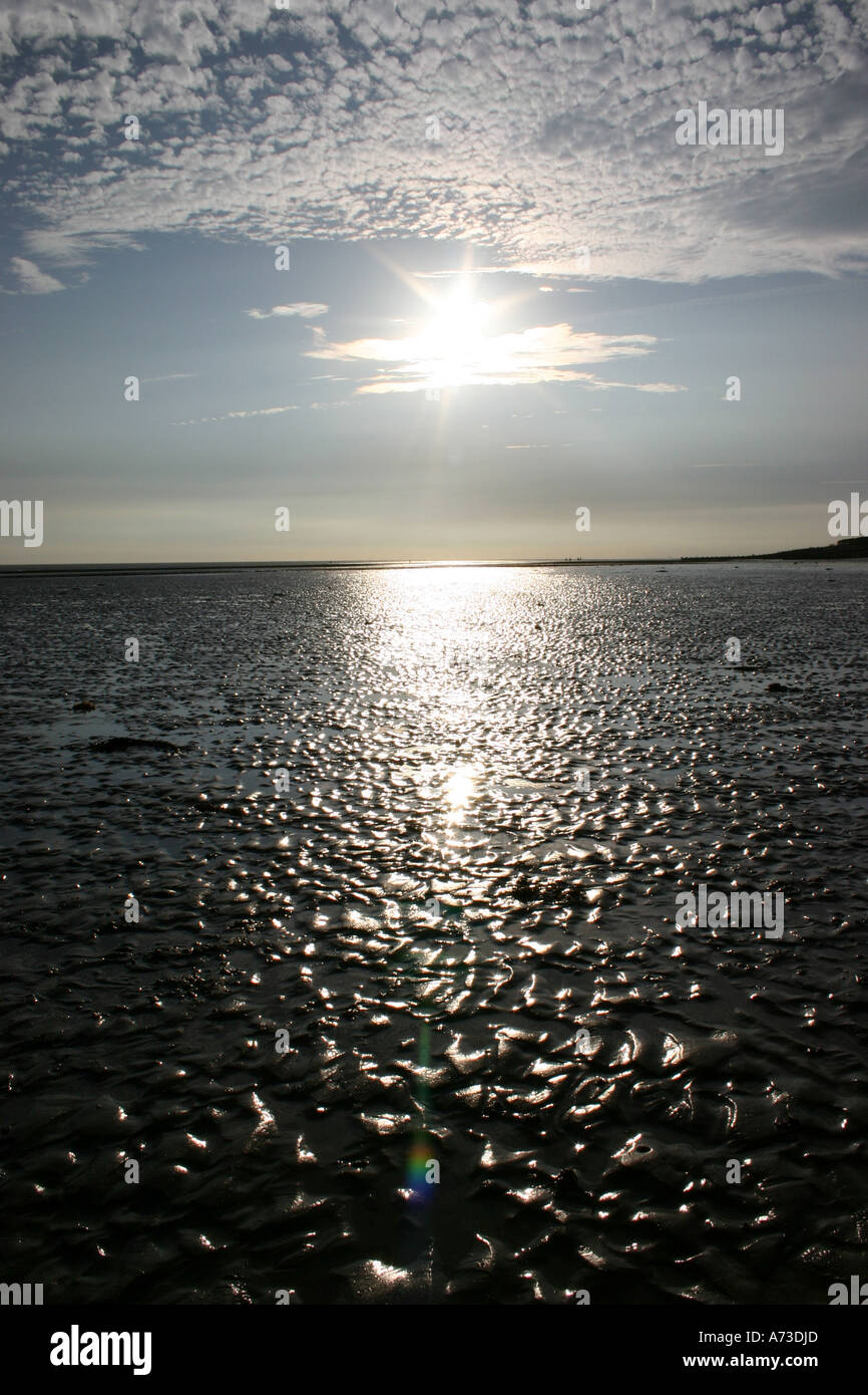 Sand ripples on beach Stock Photo - Alamy
