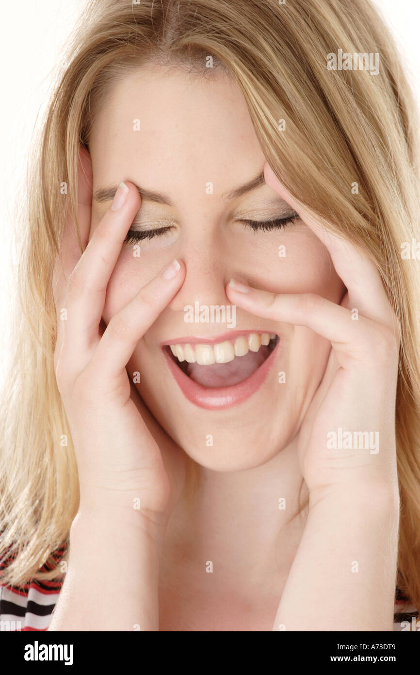 Delightful blonde on hi-res stock photography and images - Alamy