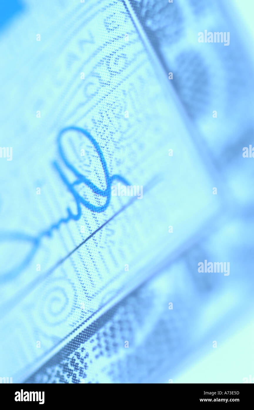 Signing a cheque Stock Photo - Alamy