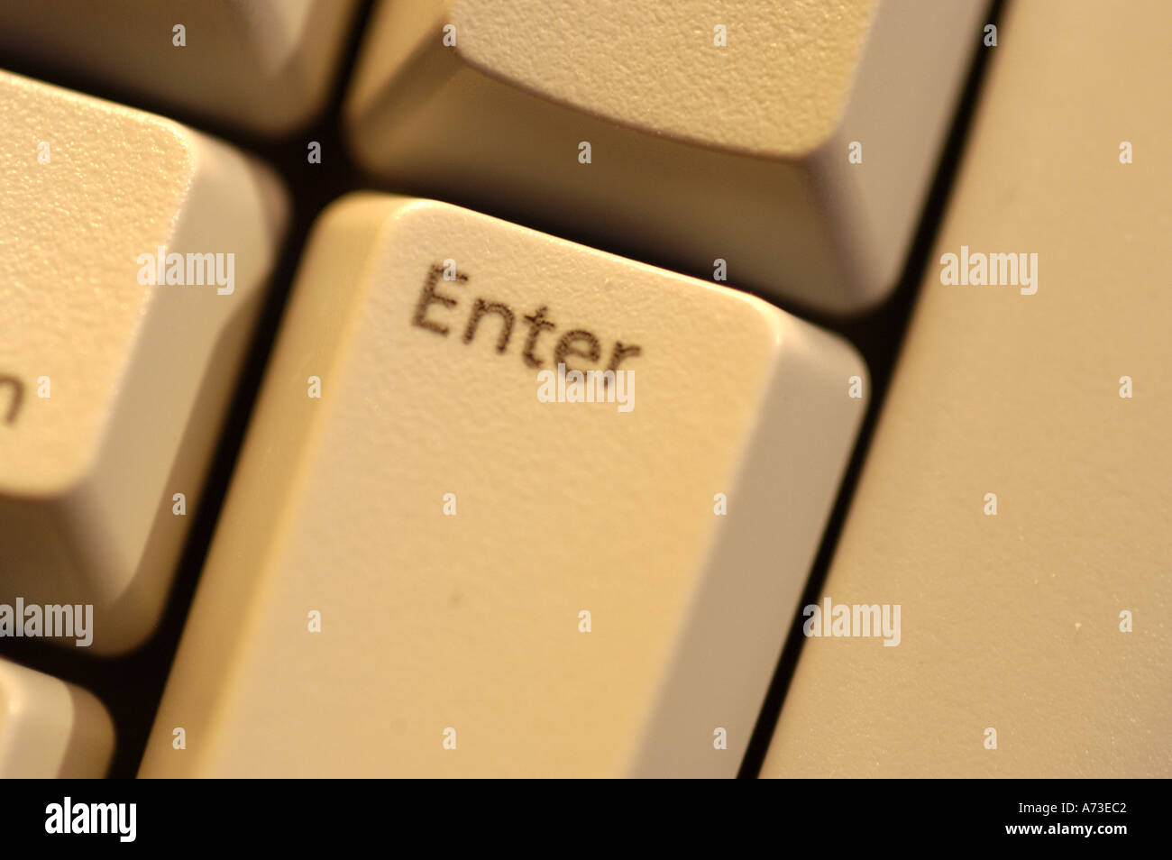Enter button computer horizontal Stock Photo - Alamy