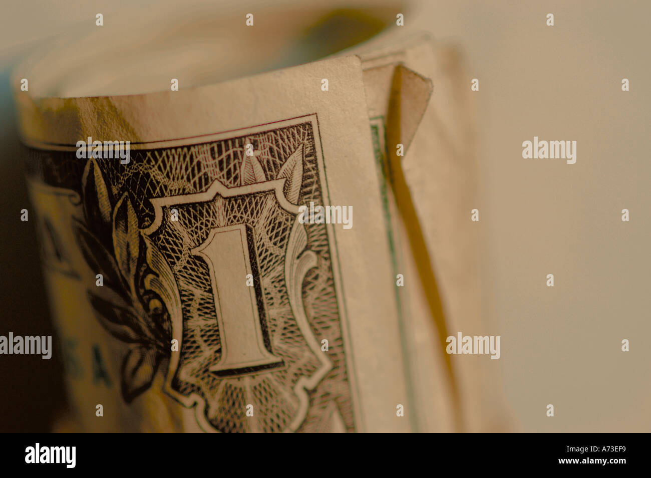Close up a dollar bill Stock Photo - Alamy
