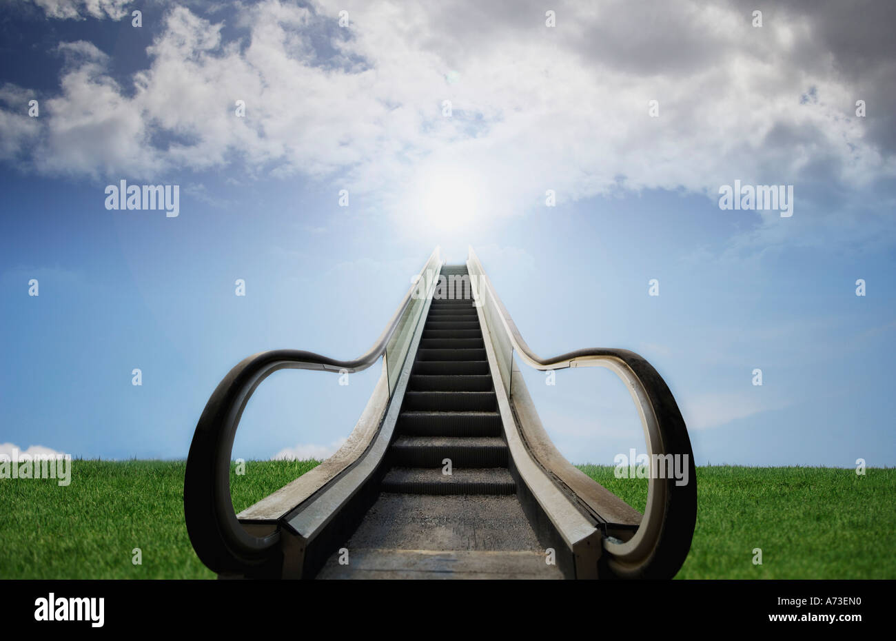 Escalator to heaven Stock Photo - Alamy