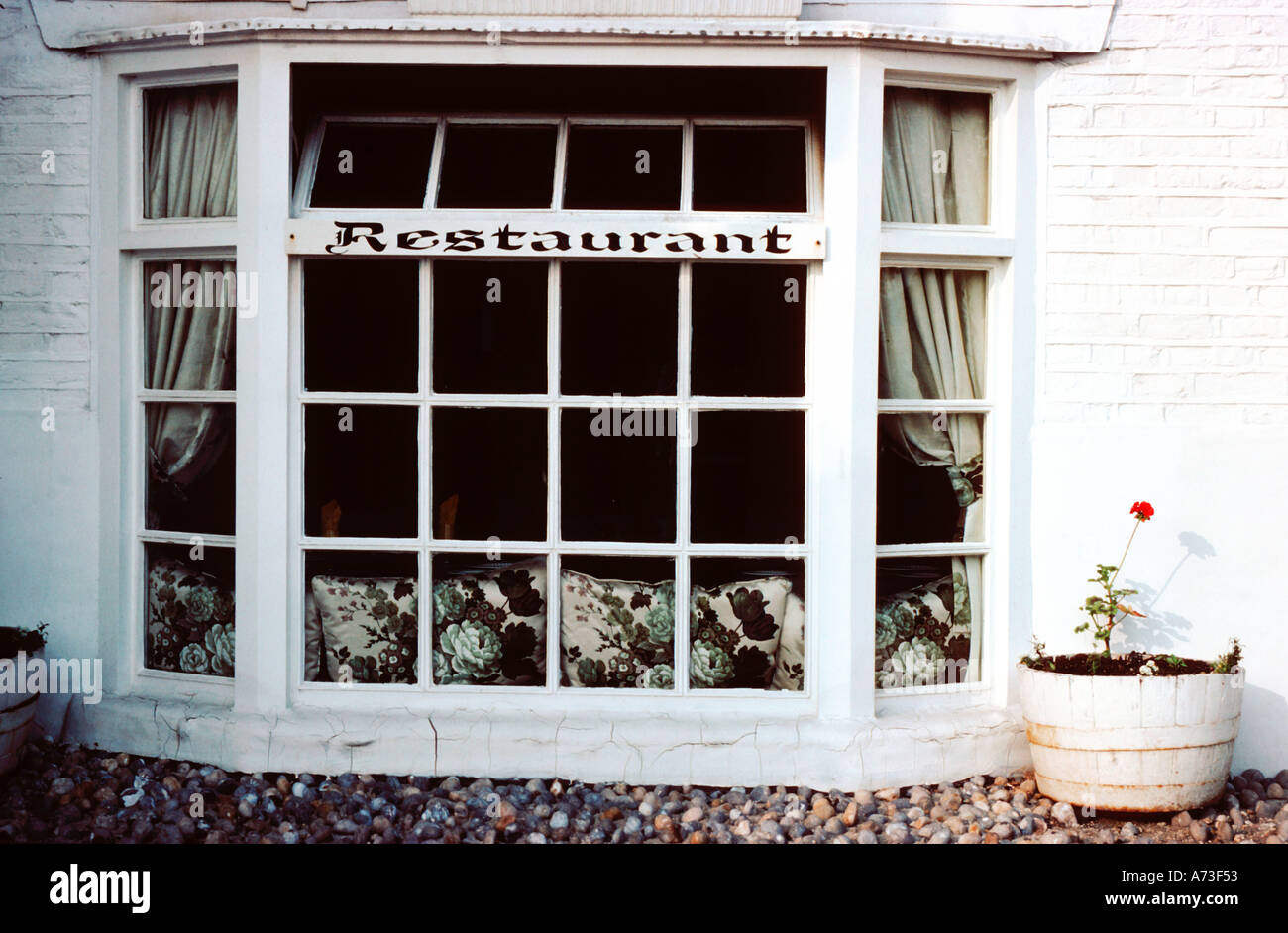Front of a restaurant in London Stock Photo - Alamy
