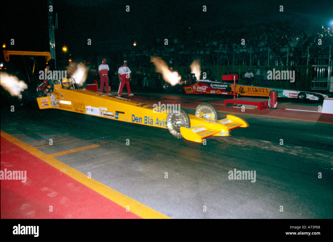 Top fuel dragster flames hi-res stock photography and images - Alamy
