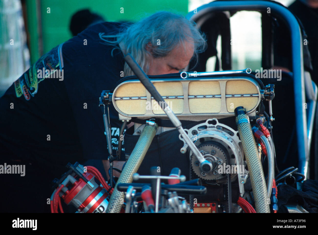 Drag race pit crew hi-res stock photography and images - Alamy