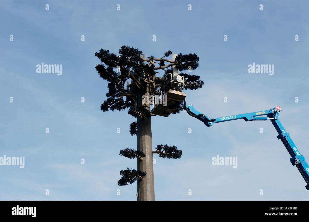 mobile phone mast made to look like a tree cellular phone mast mobile ...