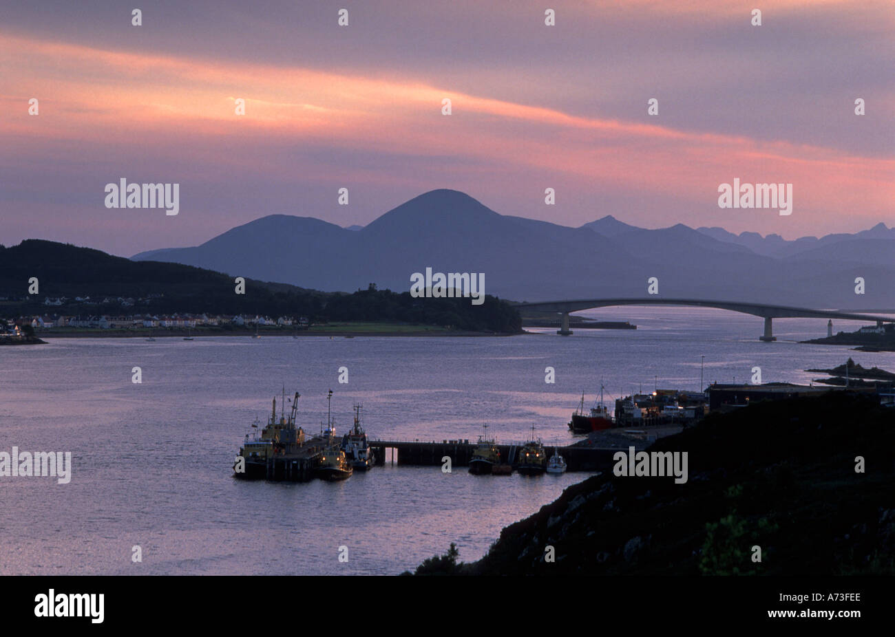 Kyle Of Lochalsh Isle Of Skye Scotland Stock Photo - Alamy