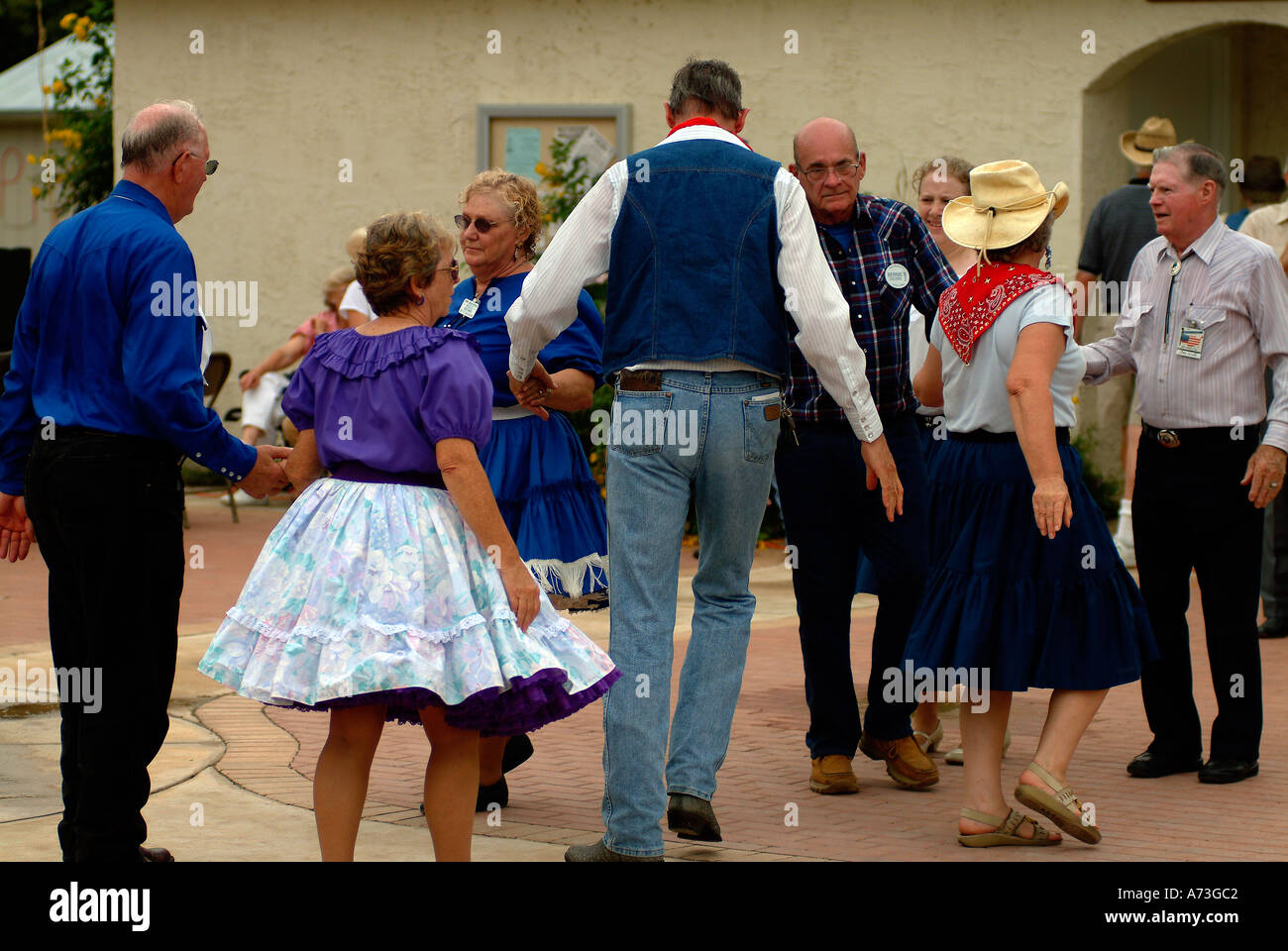 Country music dancers in Bandera Texas Stock Photo - Alamy