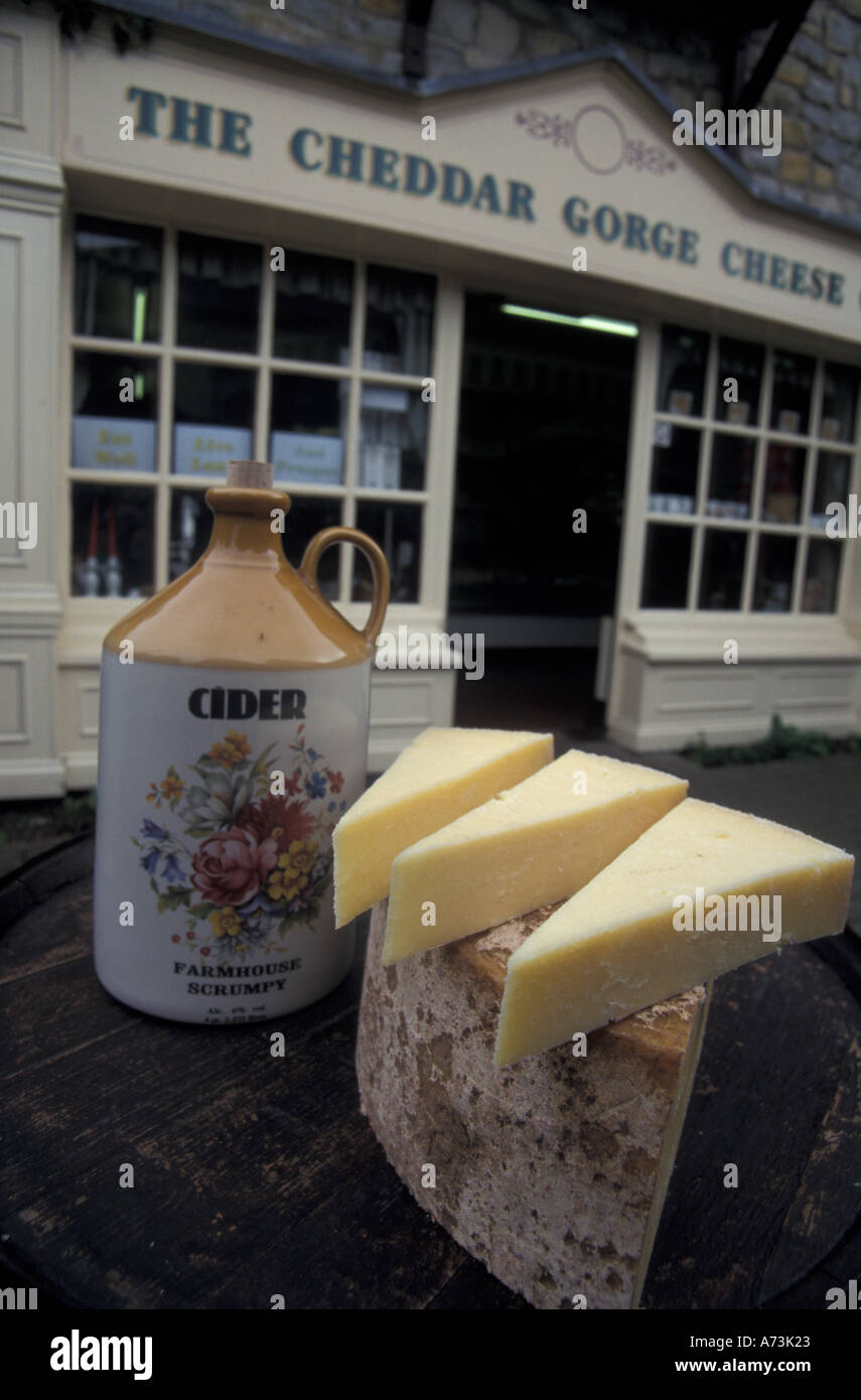 EUROPE, England, Cheddar Cheddar Cheese and Cider Stock Photo - Alamy