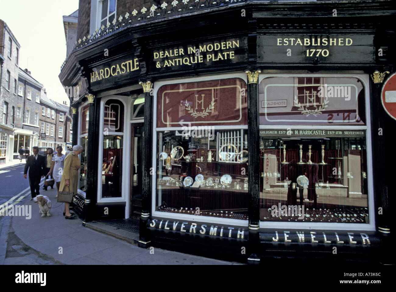 Europe, England, York. Street scene Stock Photo - Alamy