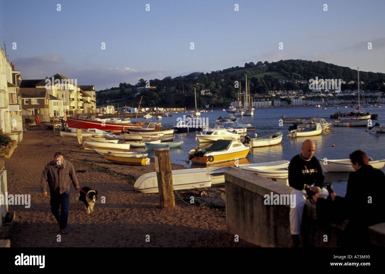 Europe, England, Devon, Teignmouth. Waterfront Stock Photo - Alamy