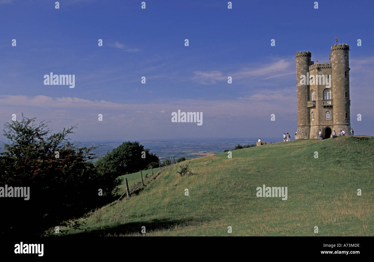 Europe, England, Gloucestershire, Cotswolds, Broadway. Broadway tower ...