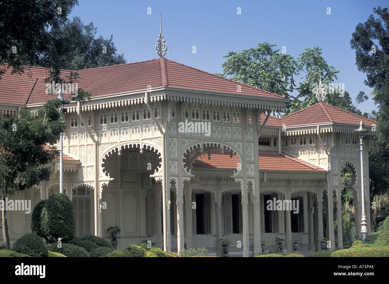 Asia, Thailand, Bangkok. Dusit Palace. Abhisek Dusit Throne Hall Stock ...