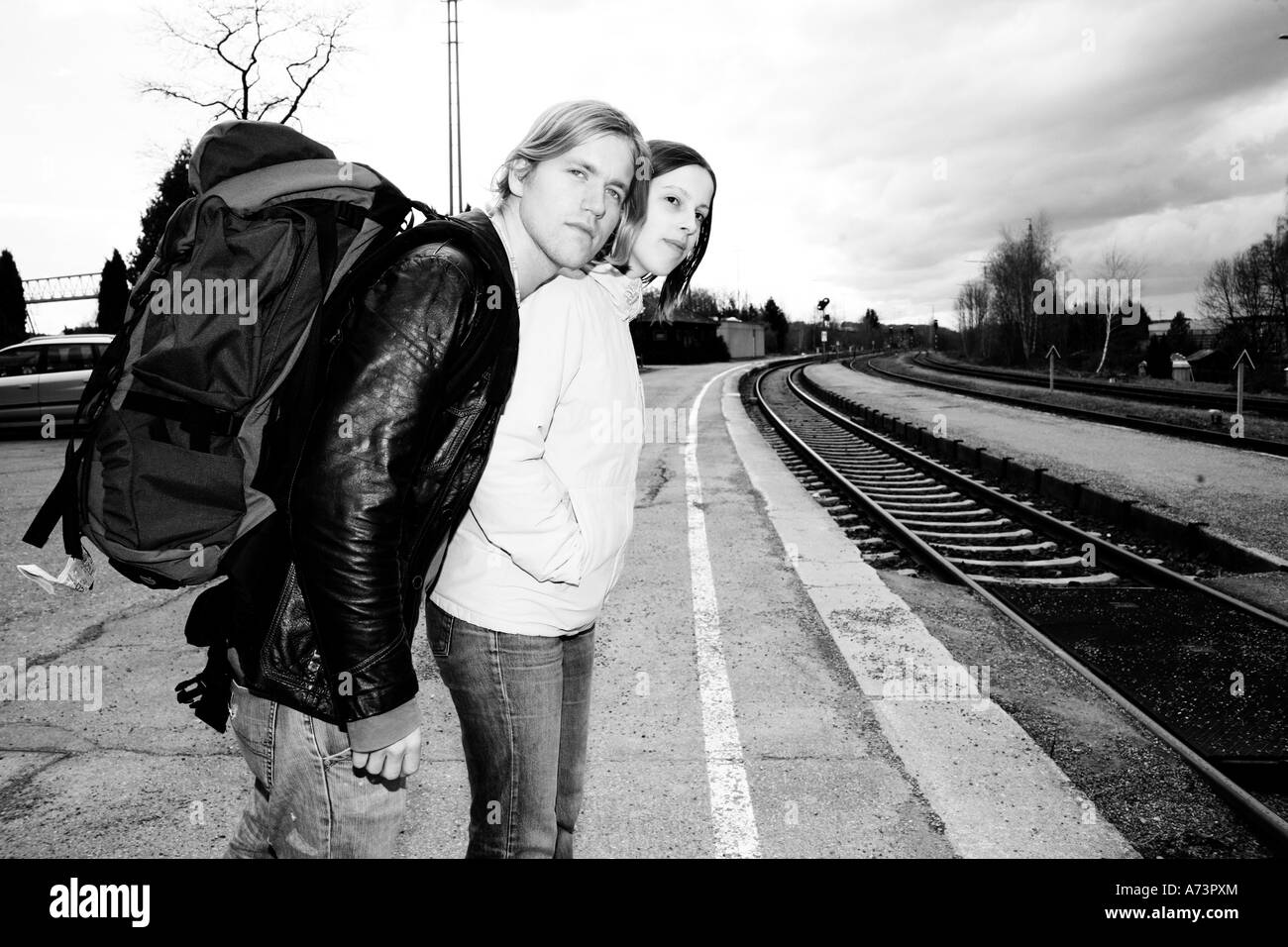 Man Waving Goodbye Train Station High Resolution Stock Photography and ...