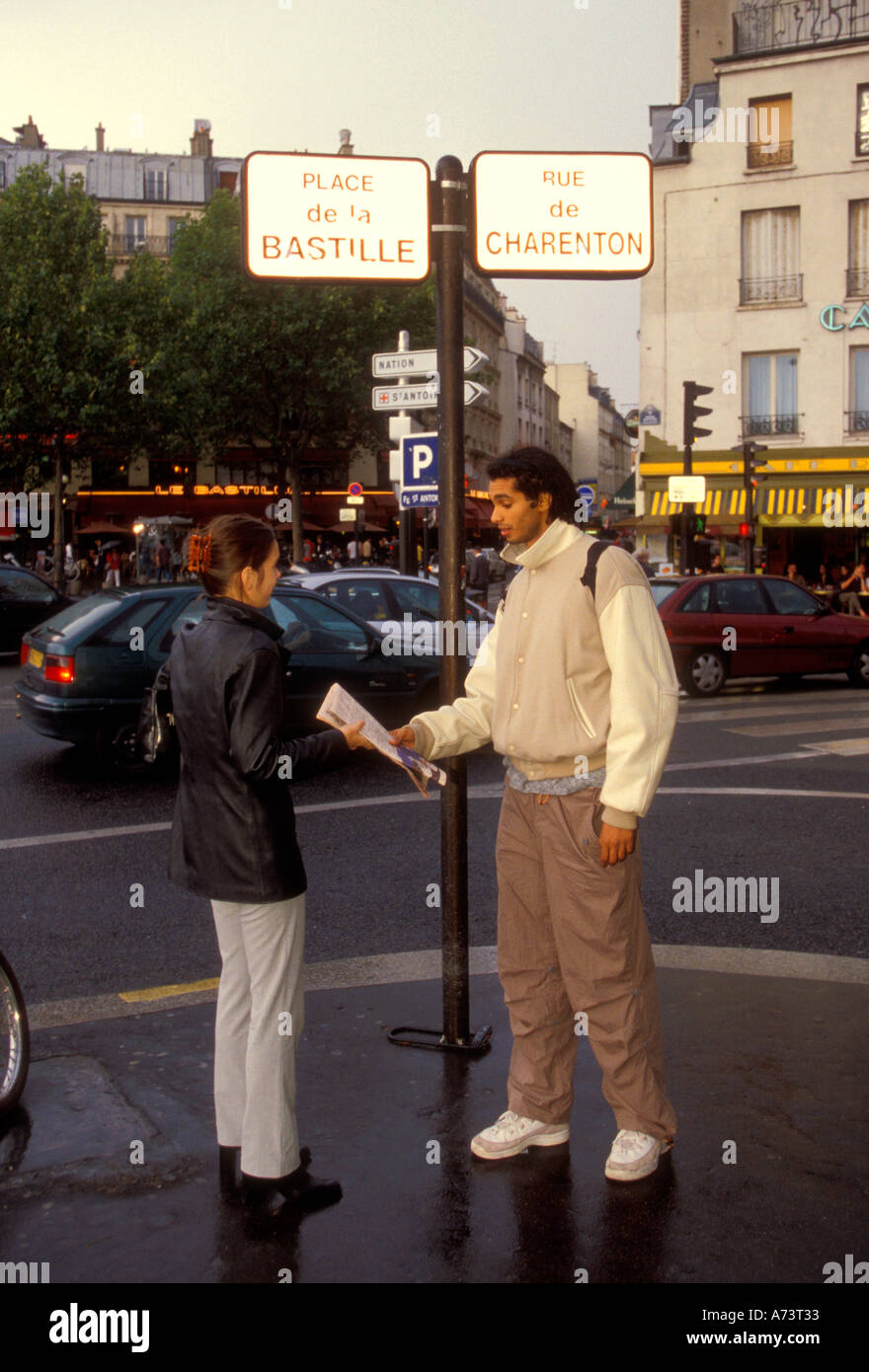 Asking directions france hi-res stock photography and images - Alamy