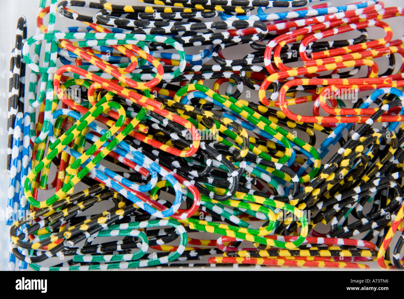 Tangle of multi colored wire hi-res stock photography and images - Alamy