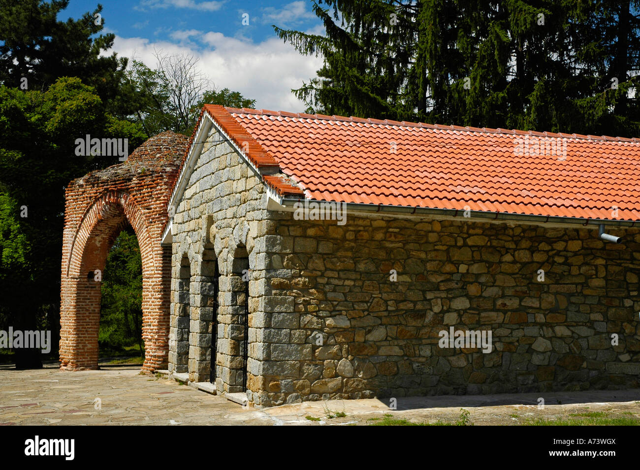 Kazanlak Thracian burial chamber Stock Photo - Alamy