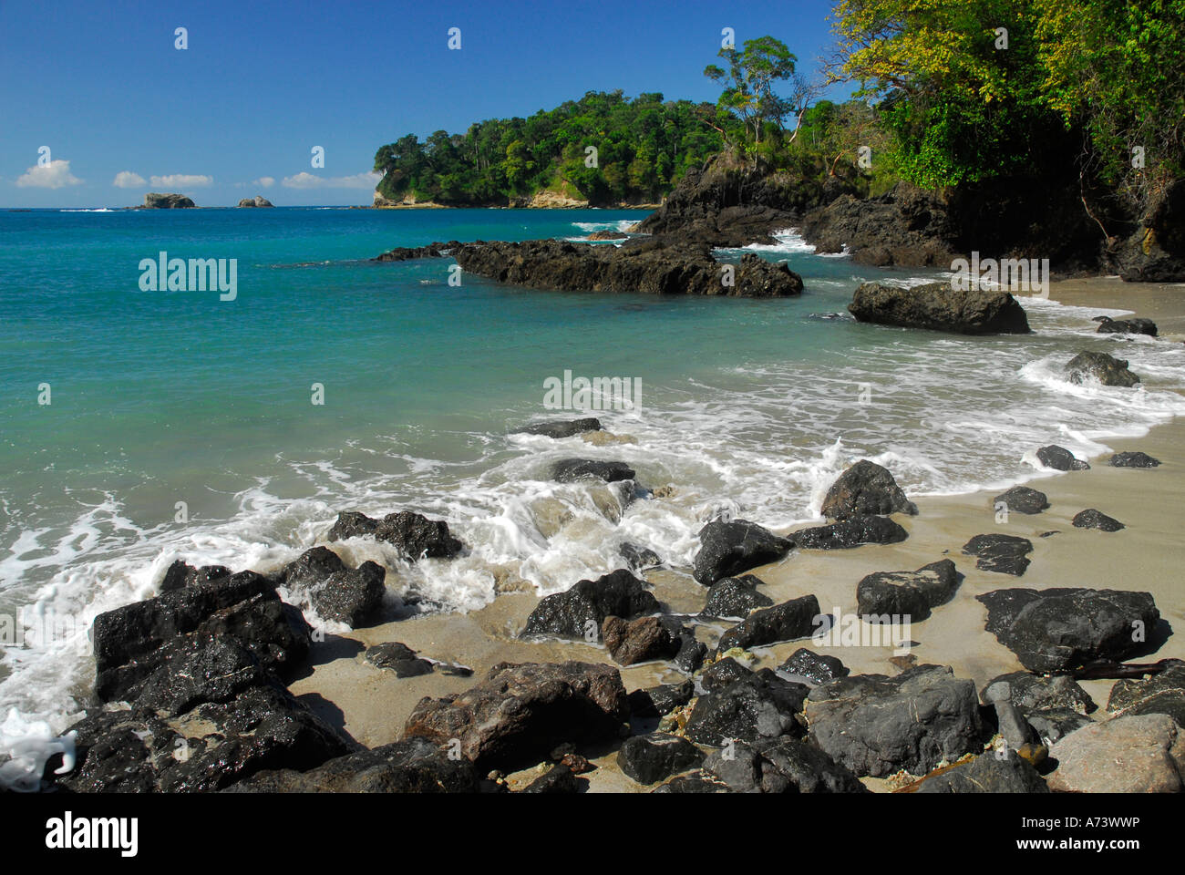 Escondida Beach, Manuel Antonio National Park, Central Pacific, Costa ...