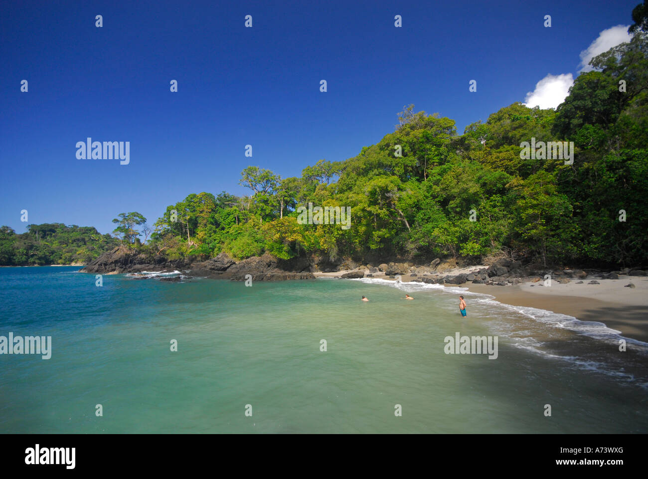 Escondida Beach, Manuel Antonio National Park, Central Pacific, Costa ...