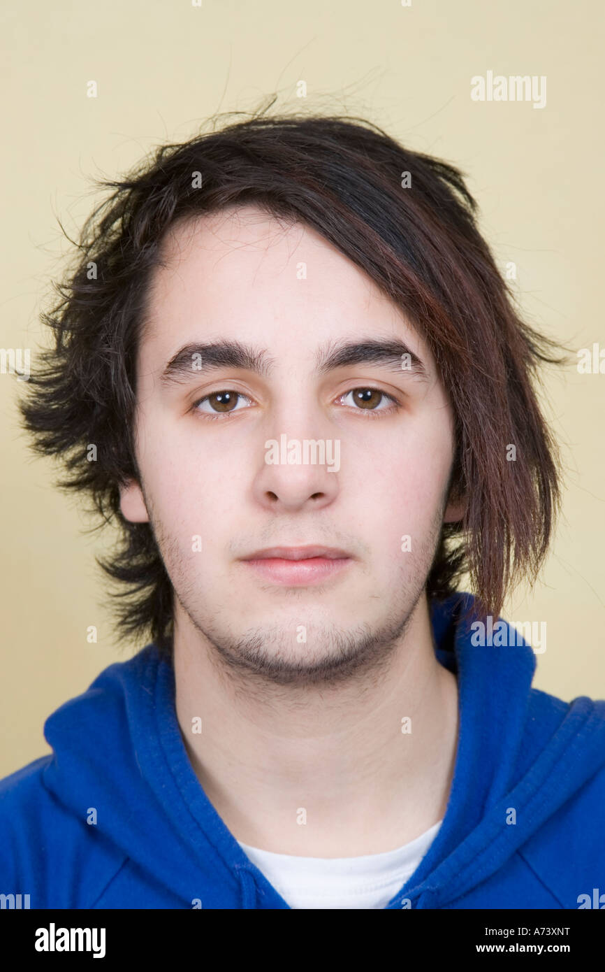 Portrait white british teen boy hi-res stock photography and images - Alamy