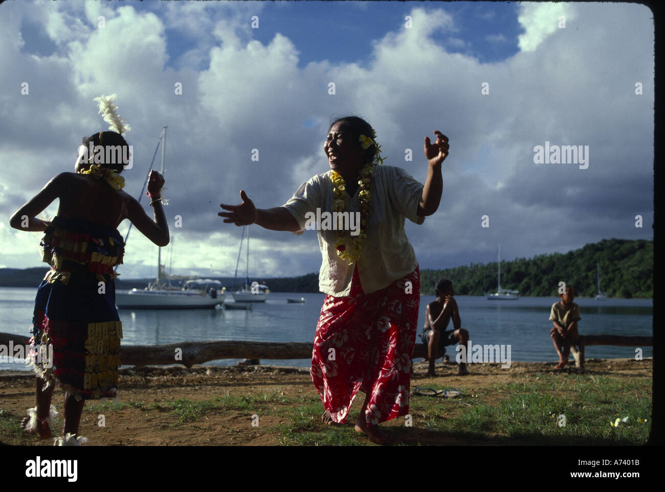 Tongan Feast Vavau Island Tonga NMR editorial use only Stock Photo - Alamy