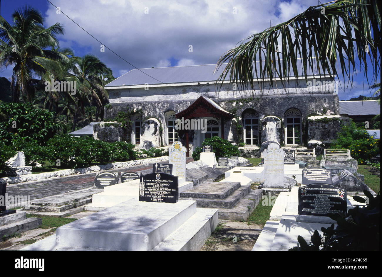 Cook Islands Christian Church Matavera Rarotonga Cook islands Stock ...