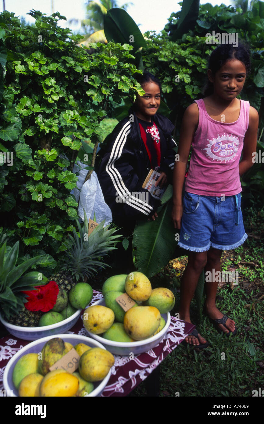 Tropical fruit Rarotonga Cook Islands editorial use only NMR Stock ...