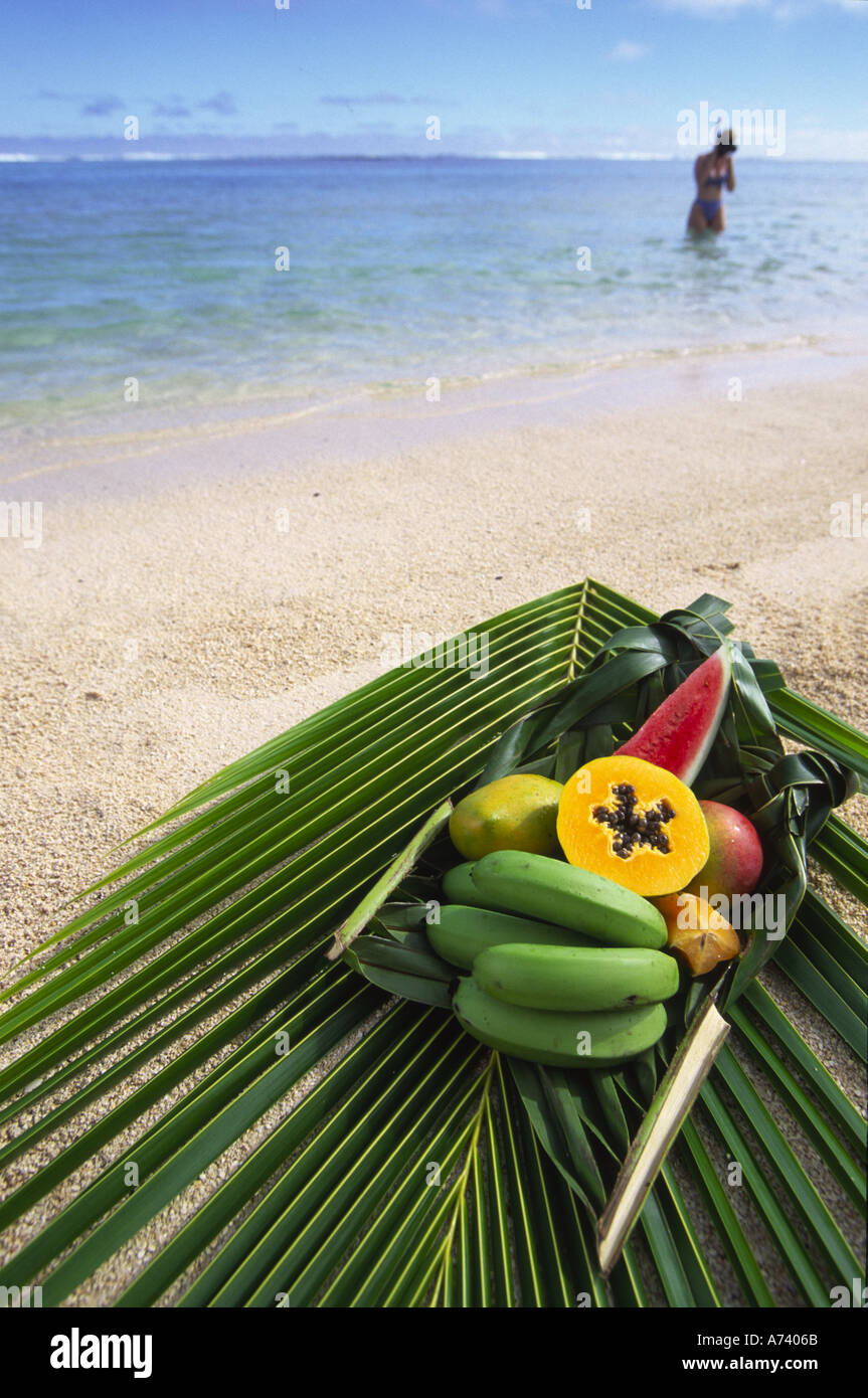 Tropical fruit rarotonga cook islands hi-res stock photography and ...