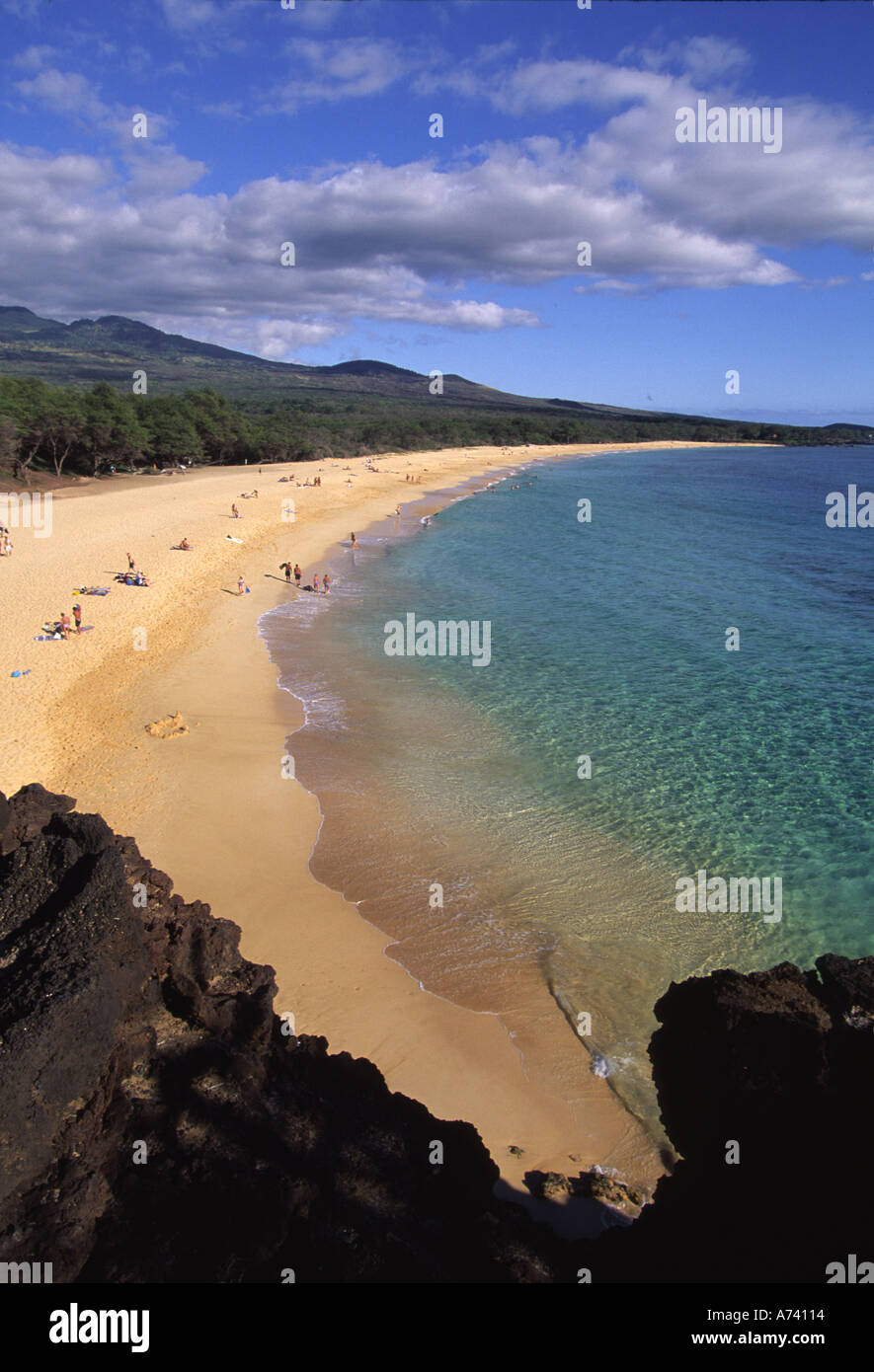Makena Beach Makena Maui Hawaii USA Stock Photo - Alamy