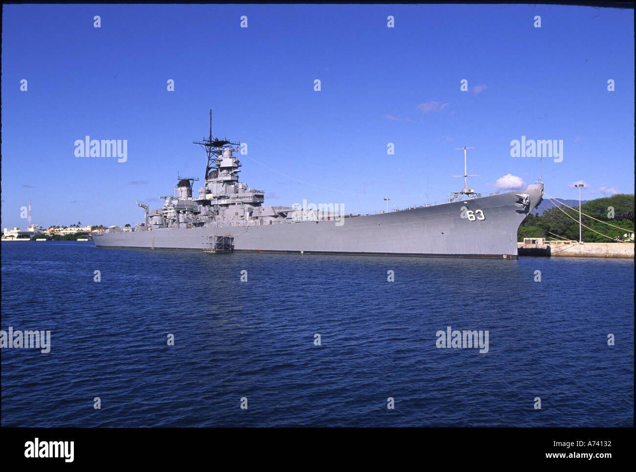 U S S Missouri Perl Harbor Oahu Hawaii Stock Photo - Alamy