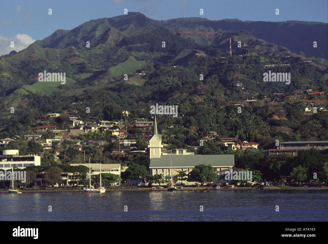 Papeete Tahiti French Polynesia Stock Photo - Alamy