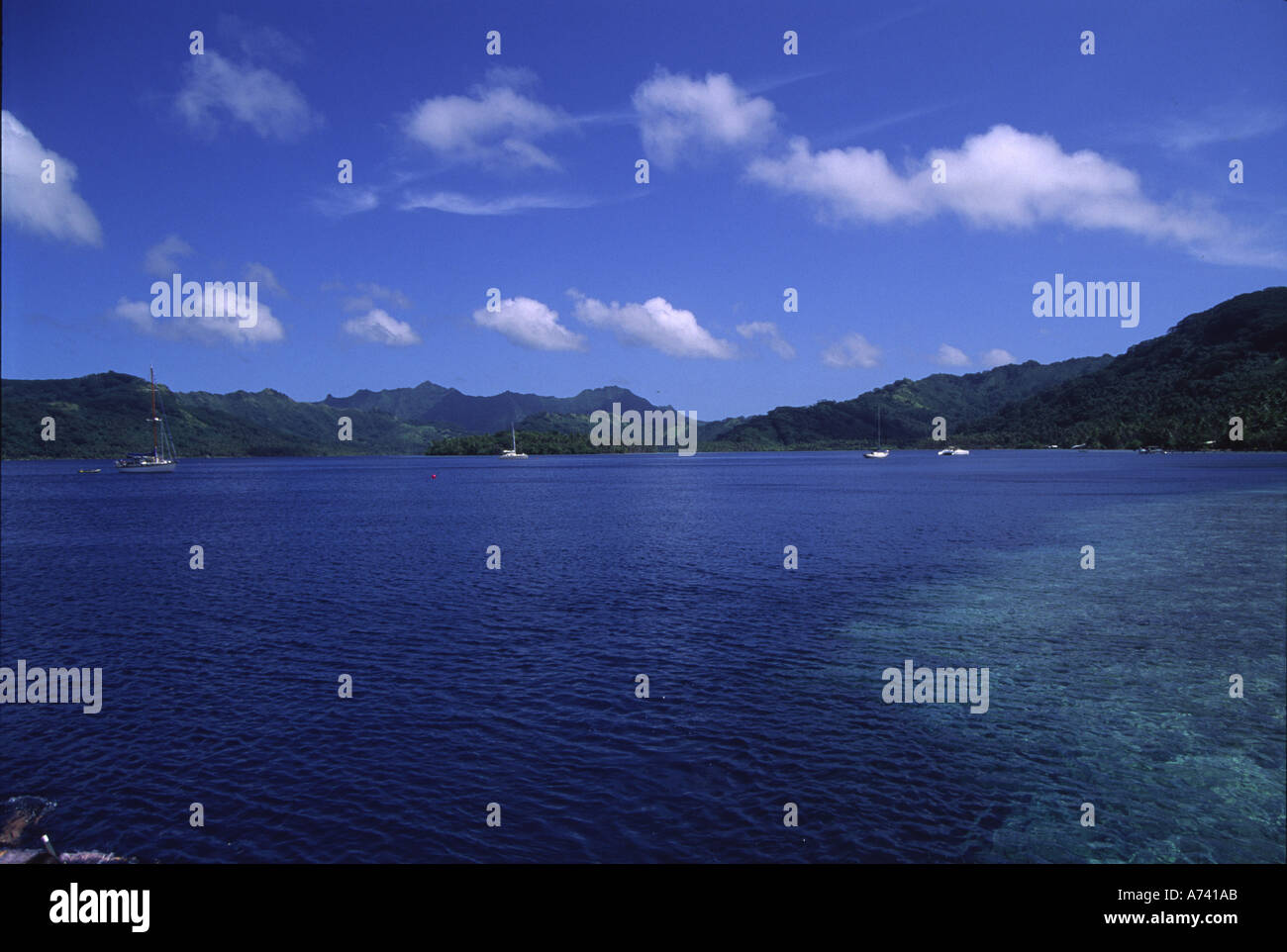 Island of Tahaa French Polynesia Stock Photo - Alamy