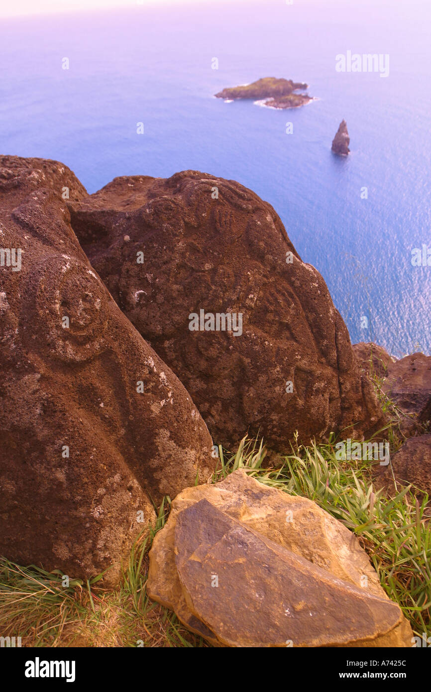 Orongo, Easter Island Rapa Nui Chile Stock Photo - Alamy