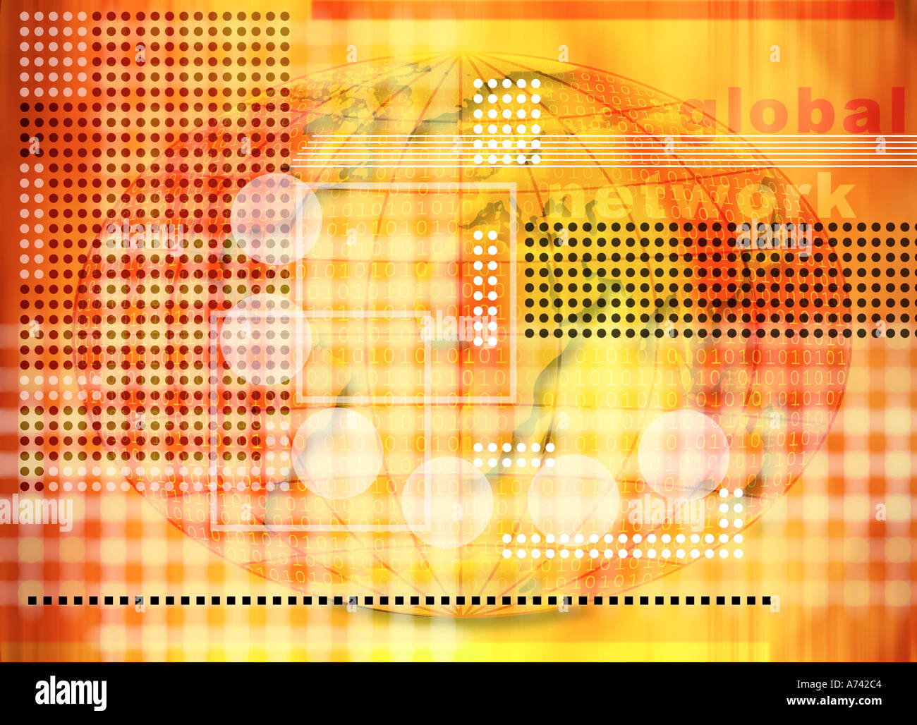 Internet and technology concept illustration Stock Photo - Alamy