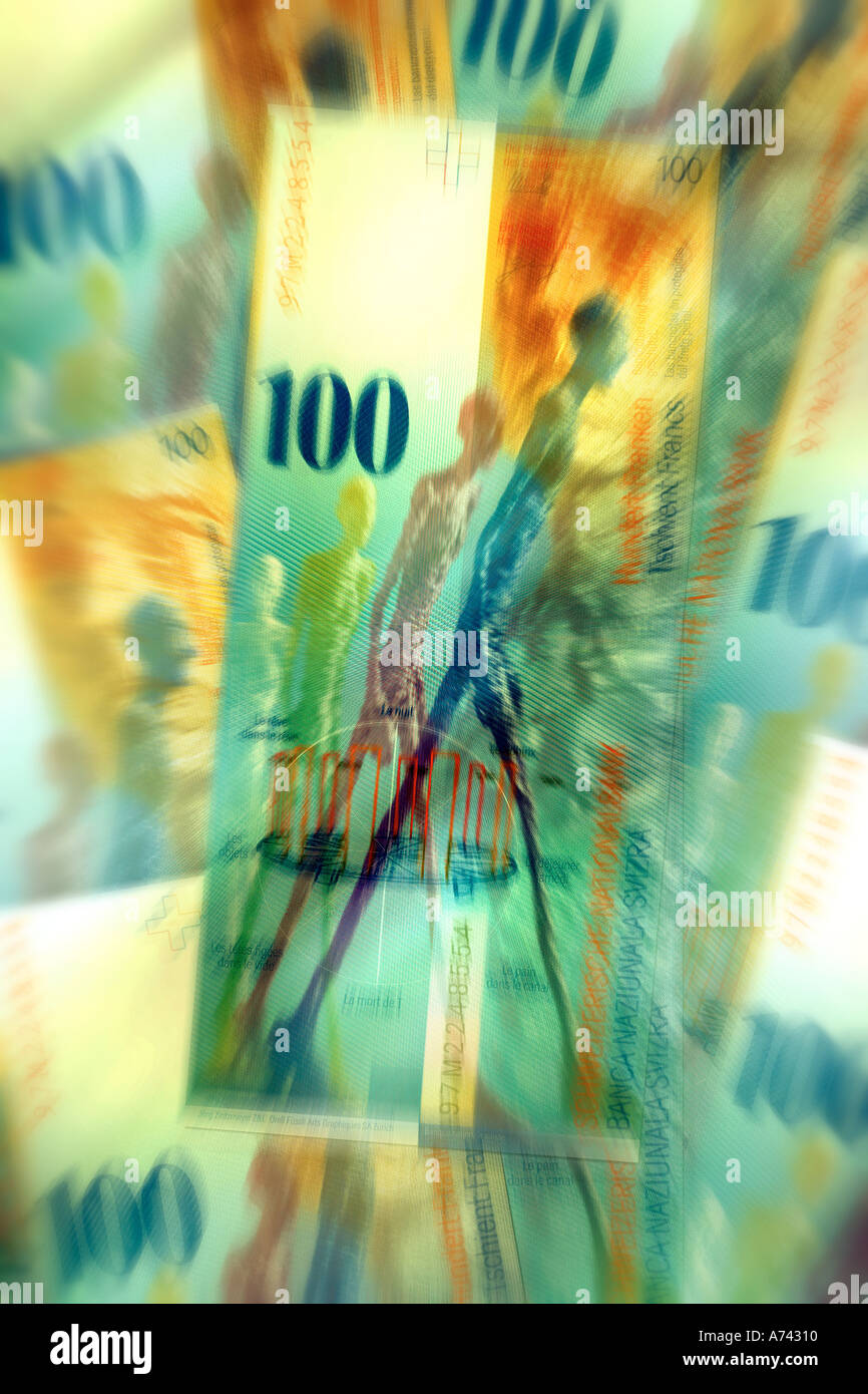 100 Swiss francs Stock Photo - Alamy