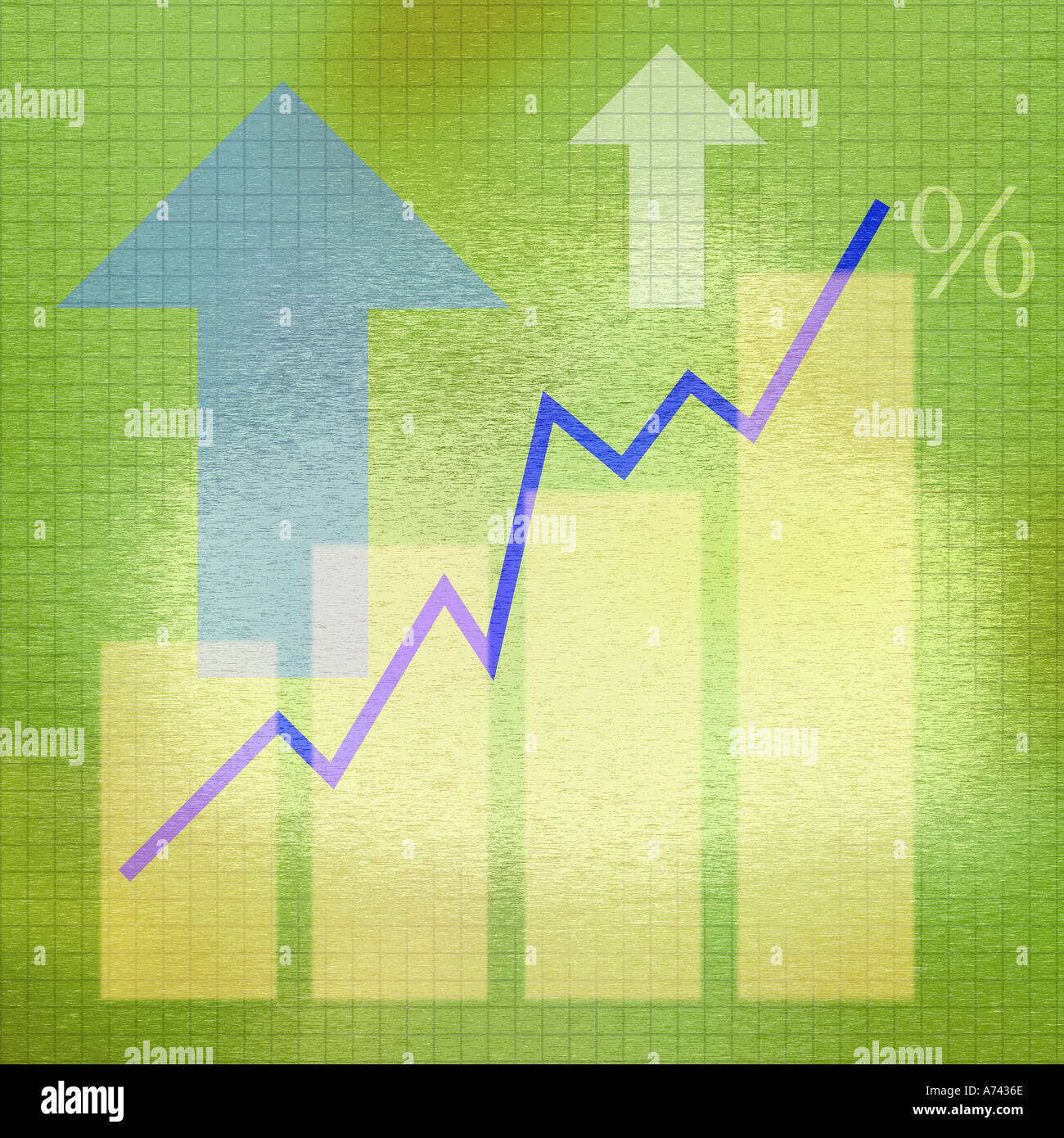 Up business and finance illustration Stock Photo - Alamy