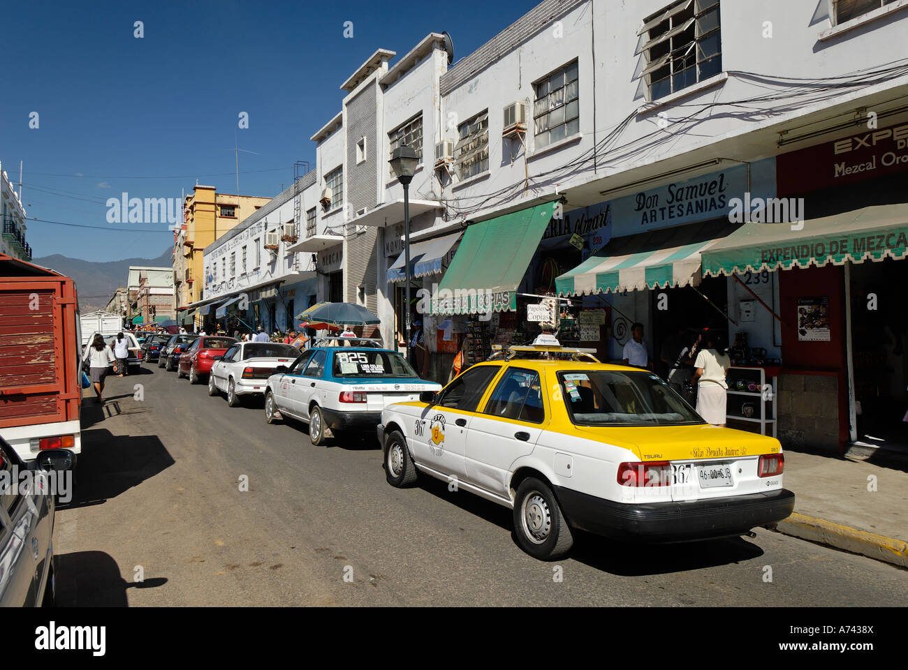 old town or historic center of Oaxaca Mexico Stock Photo - Alamy